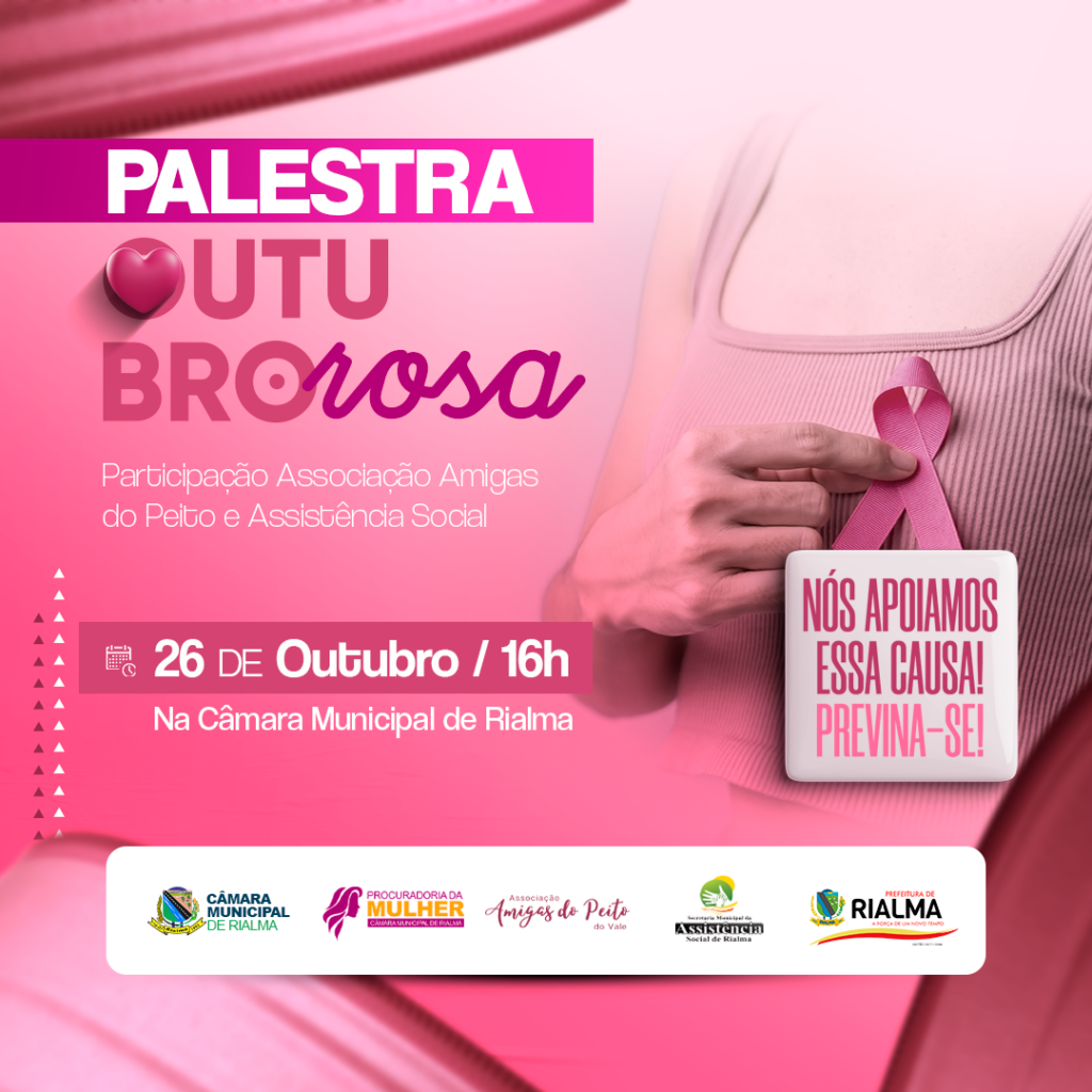 Palestra Outubro Rosa - Câmara de Rialma